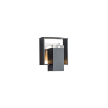 Shadow Box Small Outdoor Sconce